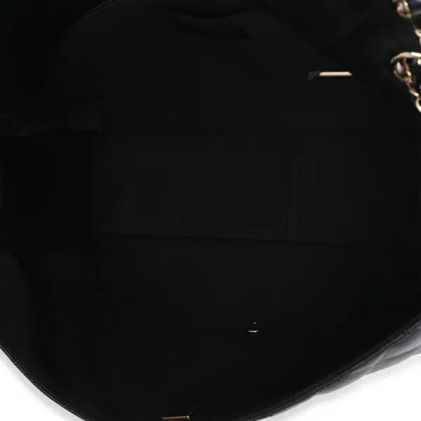 Chanel 24c Quilted Caviar Maxi Xxl Travel Flap Bag - Black