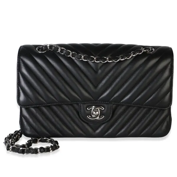 Chanel Chevron Lambskin Classic Double Flap Bag