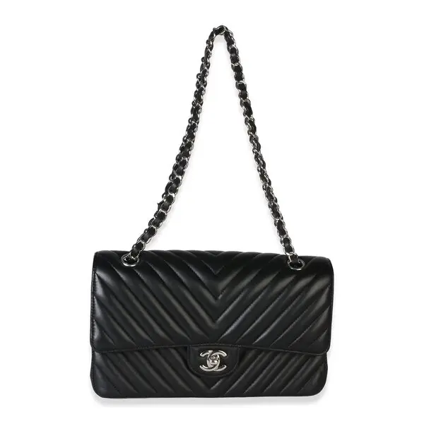 Chanel Chevron Lambskin Classic Double Flap Bag