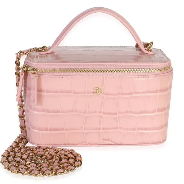 Chanel Vanity With Chain - Pink