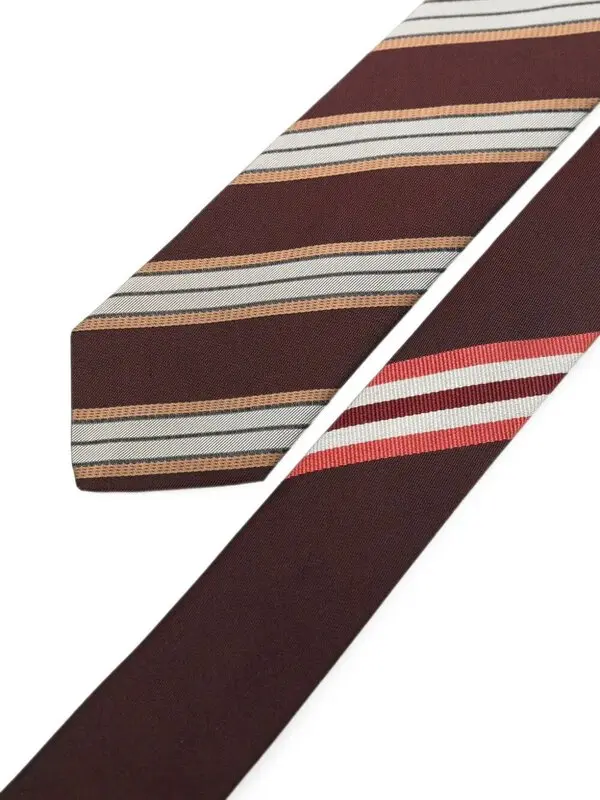 Dries Van Noten Silk Neck Tie - Red