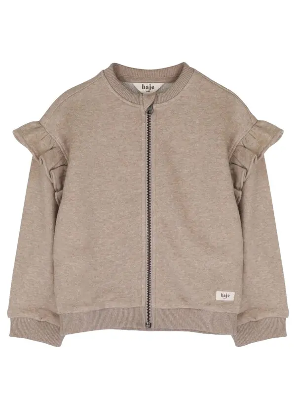 BAJE STUDIO Organic Cotton Zip-up Sweater