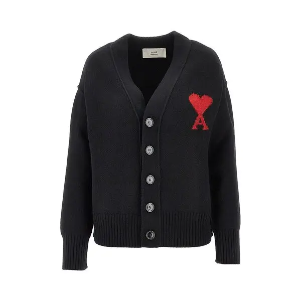 AMI Paris Wool Cardigan