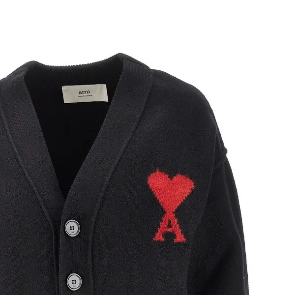 AMI Paris Wool Cardigan