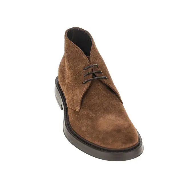 DOUCAL'S Suede Leather Lace-up Boots