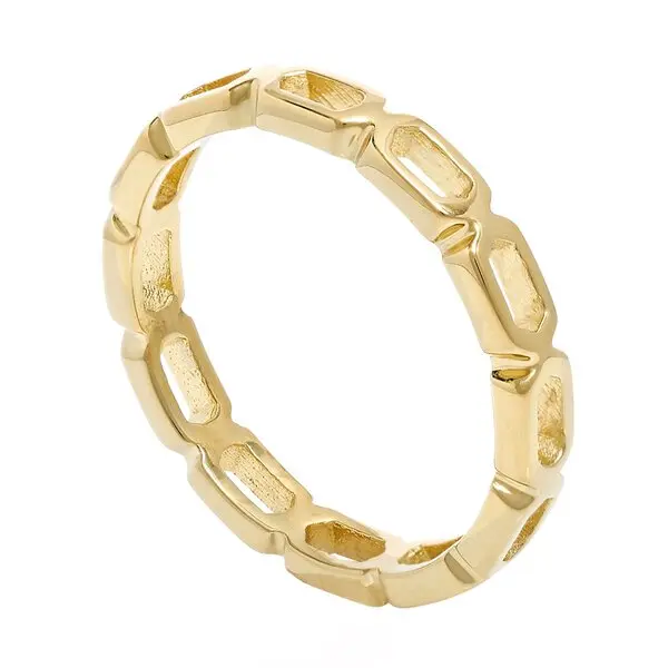 NEOLA DESIGN Chain Stacking Ring Polo - Gold