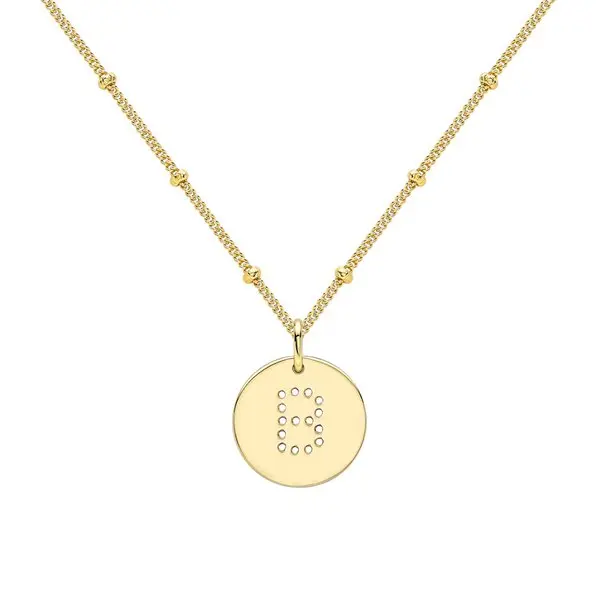 NEOLA DESIGN Alphabet B Necklace