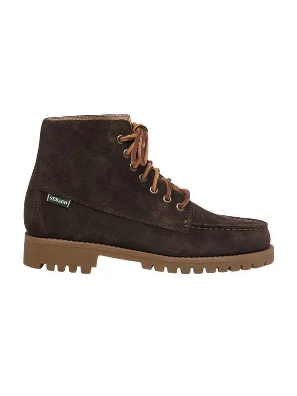SEBAGO Lace-up Suede Ankle Boots