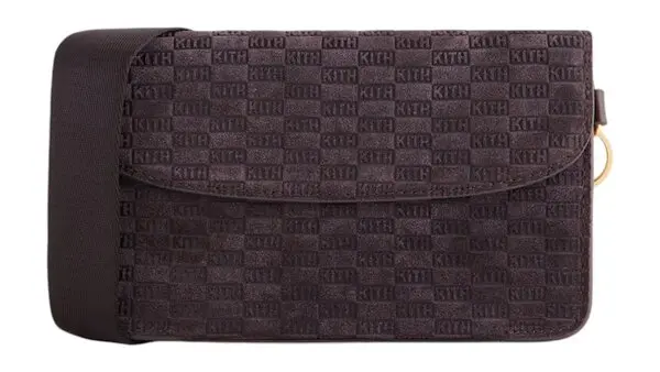 Kith Monogram Suede Envelope K20 Bag