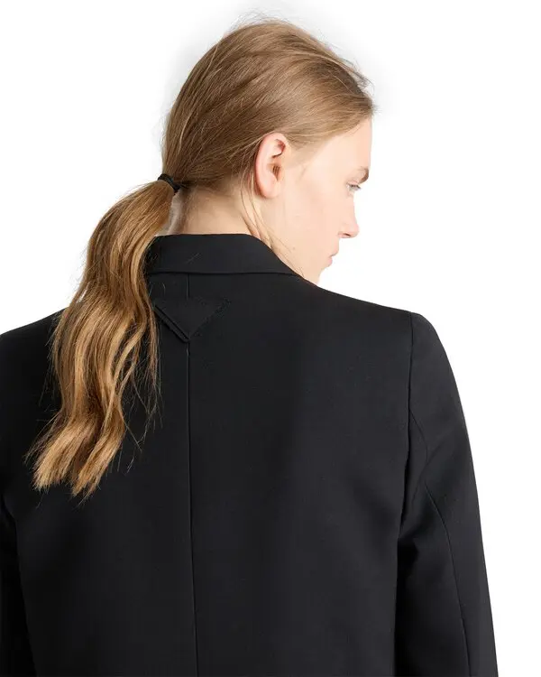 Prada Single-breasted Gabardine Jacket