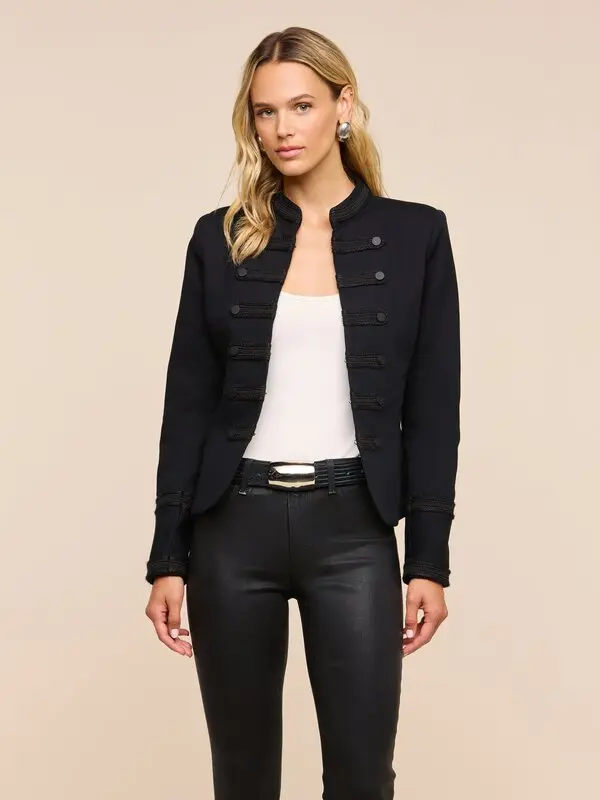 L'Agence Victory Jacket - Black