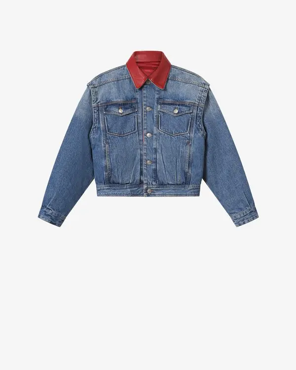 Isabel Marant Étoile Devyn Denim Jacket - Blue
