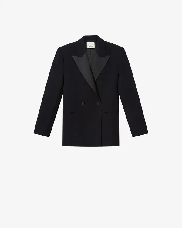 Isabel Marant Étoile Ranyae Wool Jacket - Black