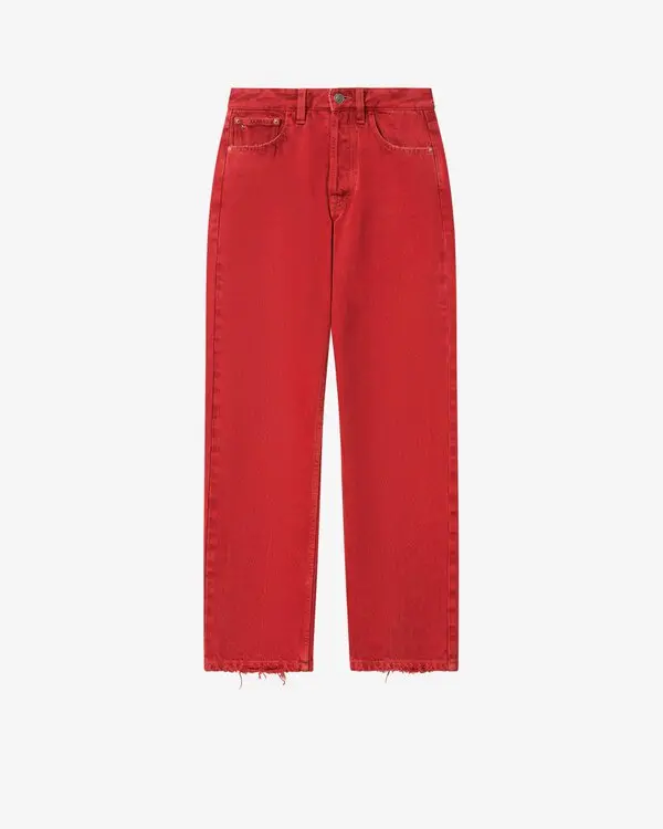 Isabel Marant Étoile Daya Regular Jeans - Red