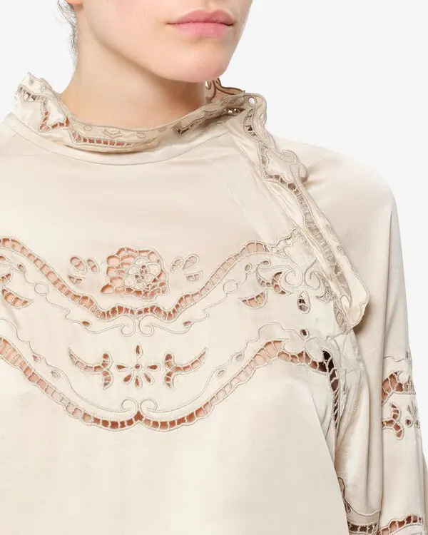 Isabel Marant Étoile Silk Blouse - Champagne