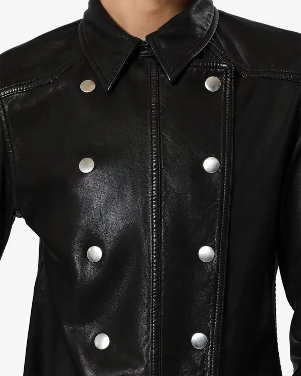 Isabel Marant Étoile Valdy Leather Shirt