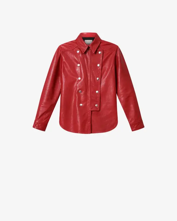 Isabel Marant Étoile Valdy Leather Shirt