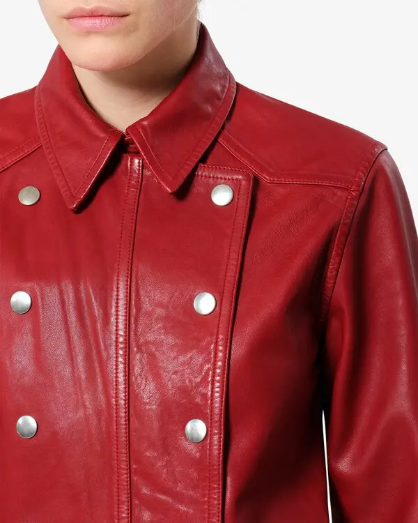 Isabel Marant Étoile Valdy Leather Shirt