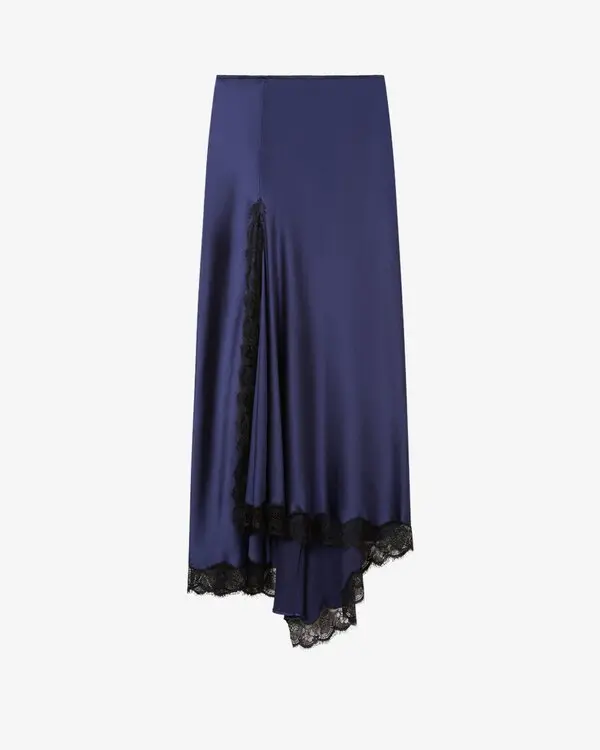 Isabel Marant Étoile Alexandra Silk Skirt - Midnight