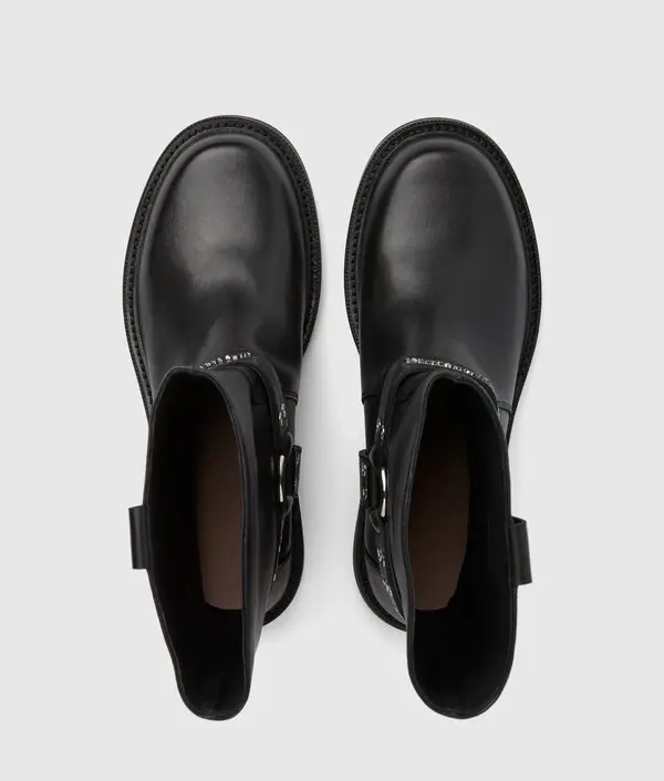 Karl Lagerfeld Sadie Studded Harness Boots