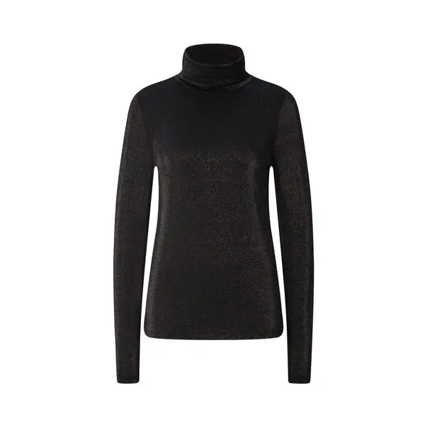 Bogner Silva Long-sleeve Turtleneck Top - Black
