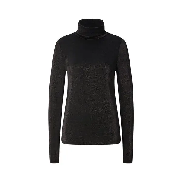 Bogner Silva Long-sleeve Turtleneck Top - Black