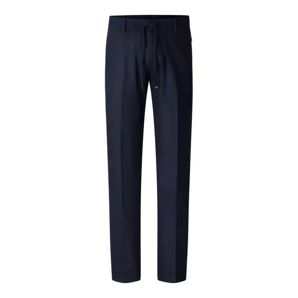Bogner Riley Business Wool Mix Pants - Navy