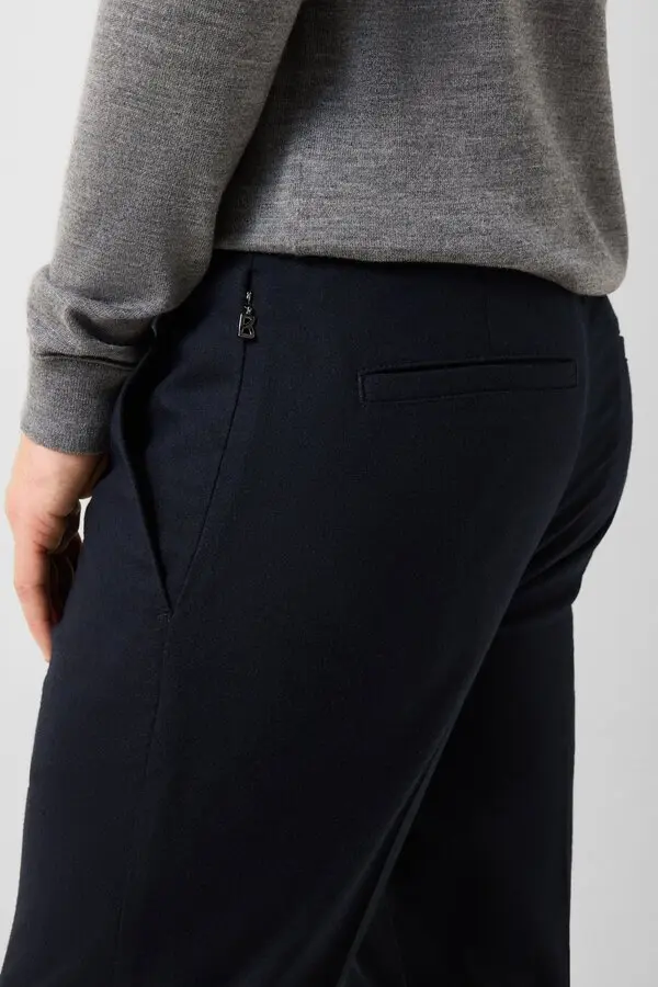 Bogner Riley Business Wool Mix Pants - Navy