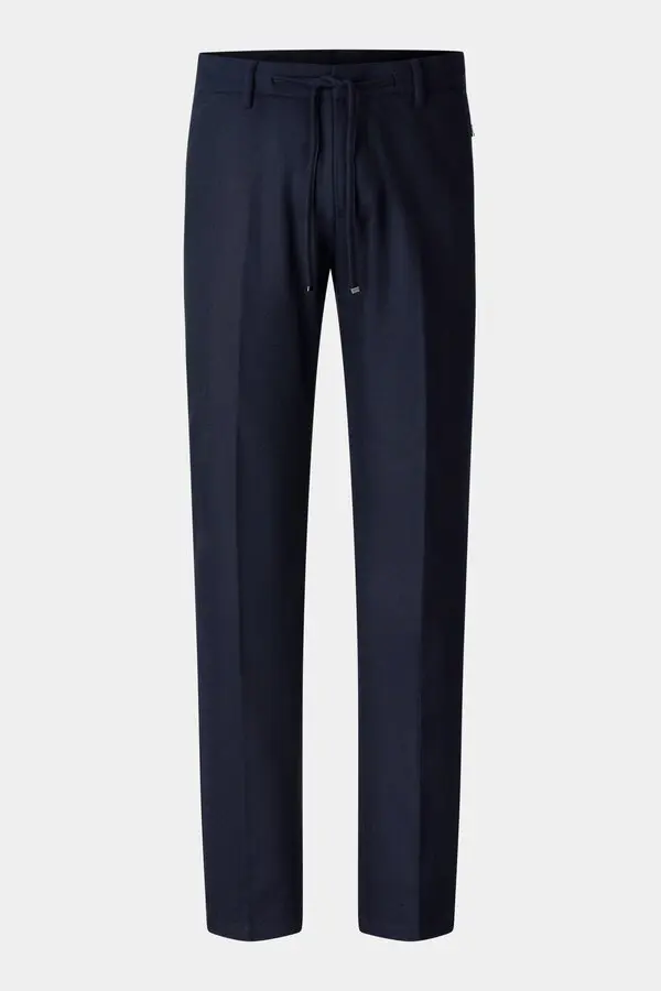 Bogner Riley Business Wool Mix Pants - Navy
