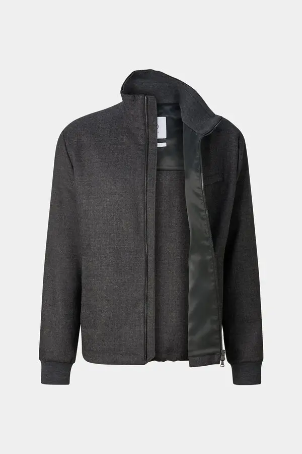 Bogner Milan Virgin Wool Blend Zip-up Jacket