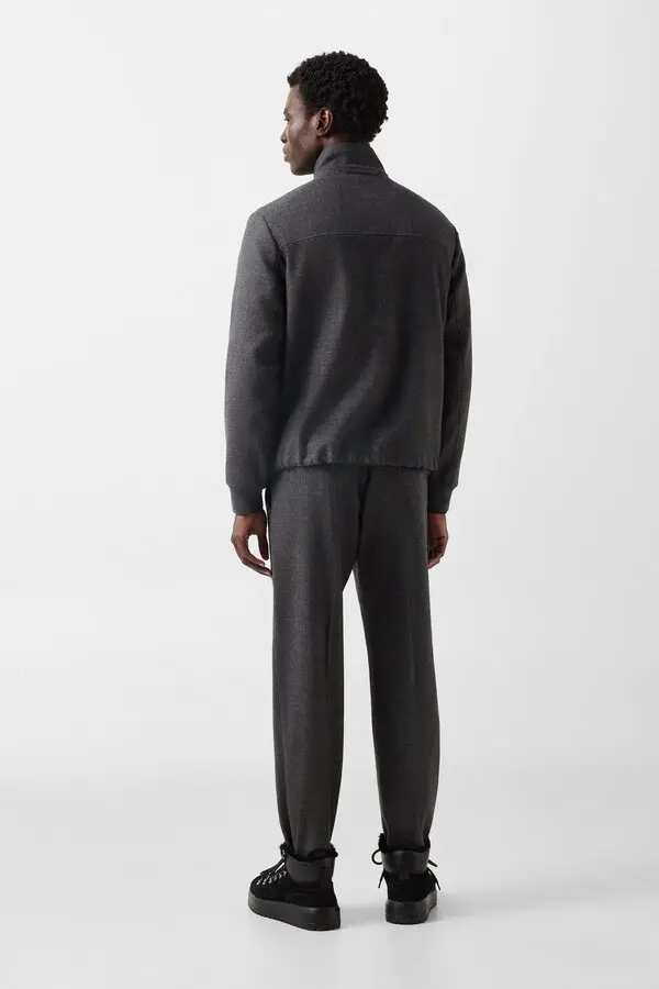 Bogner Milan Virgin Wool Blend Zip-up Jacket