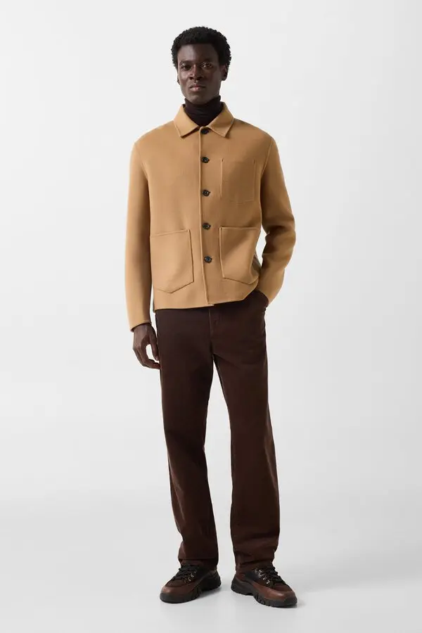 Bogner Mirco Double-faced Wool Shirt Jacket - Camel