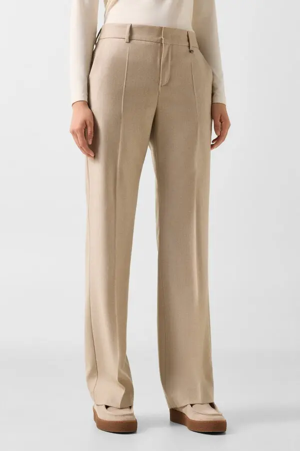 Bogner Jody Virgin Wool Pants - Camel