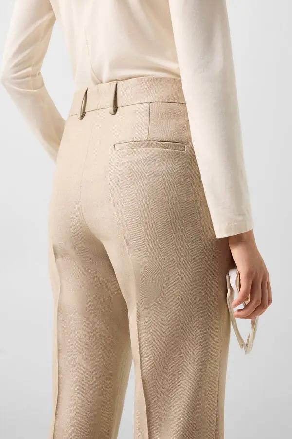Bogner Jody Virgin Wool Pants - Camel