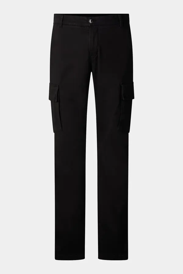 Bogner Bruno Cargo Pants With Subtle Logo Details - Black
