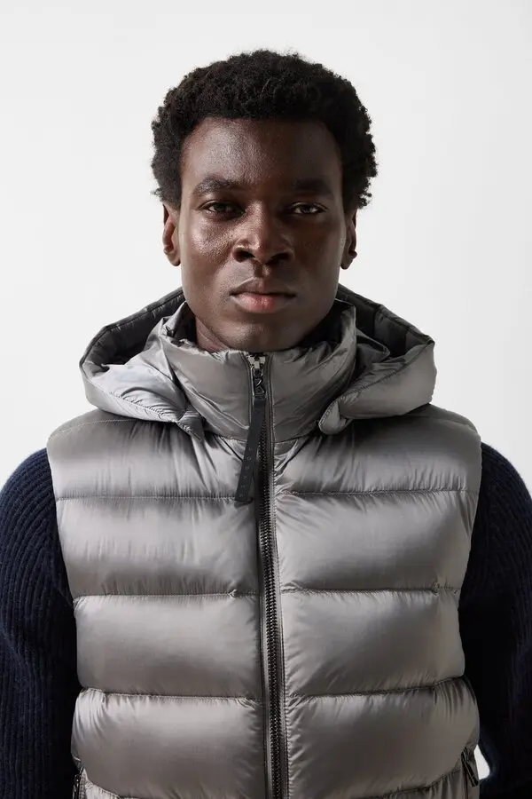 Bogner Quilted Down Vest - Gray