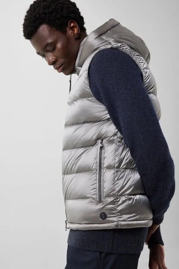 Bogner Quilted Down Vest - Gray