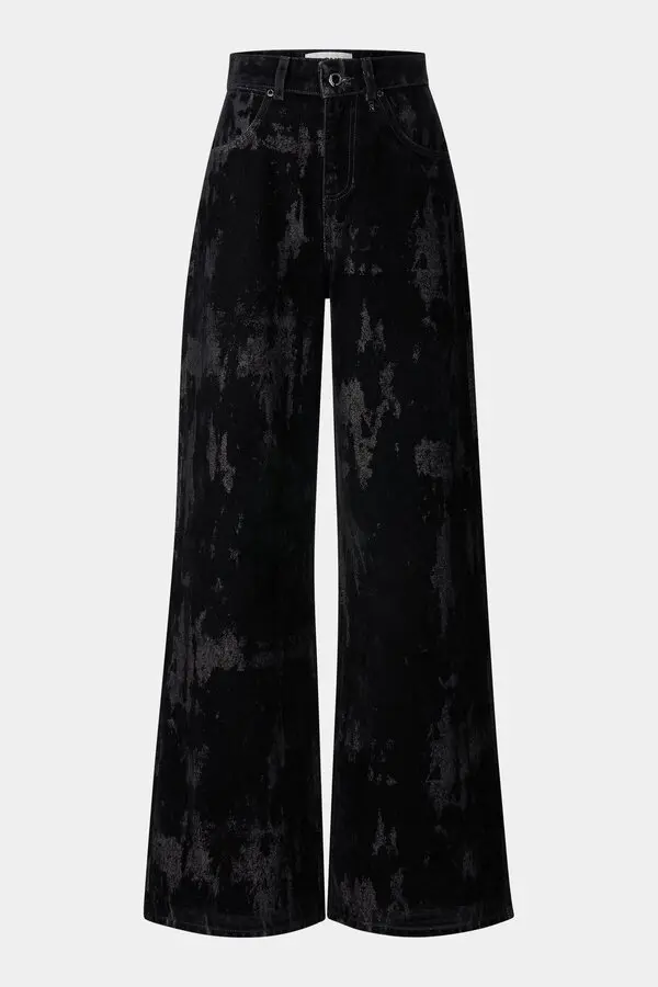 Bogner Lizzy Wide-fit Jeans With Velvet Trim