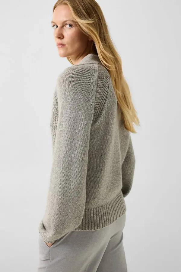 Bogner Jordy Yak Pullover - Light Gray