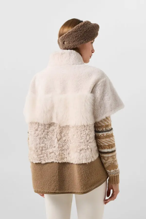 Bogner Lexy Lambskin And Shearling Jacket