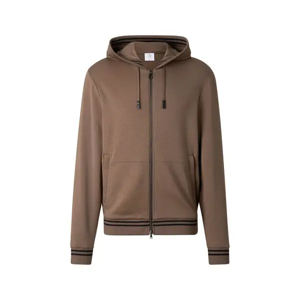 Bogner Forest Jersey Hoodie Jacket - Brown