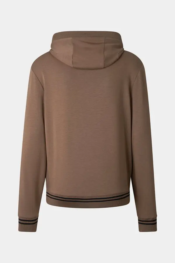 Bogner Forest Jersey Hoodie Jacket - Brown