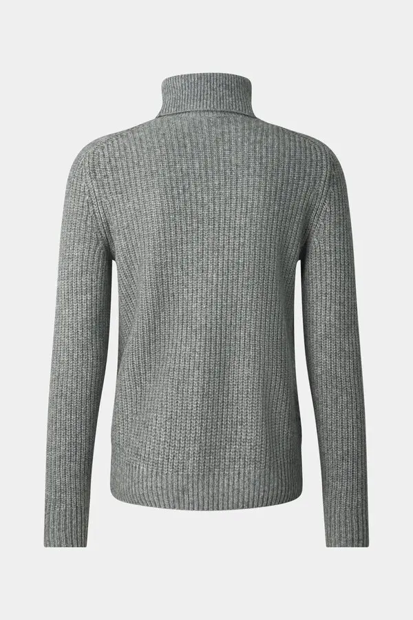 Bogner Eros Yak Wool Turtleneck Pullover - Gray