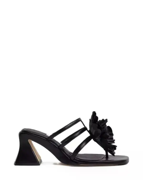 MIISTA Hara Floral-applique Multi-strap Sandals