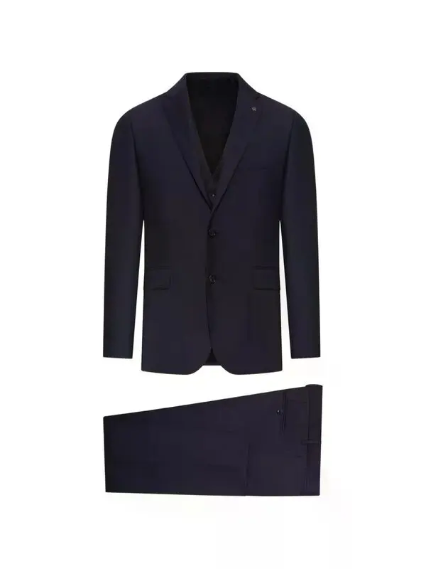Tagliatore Bruce Three-piece Suit - Blue