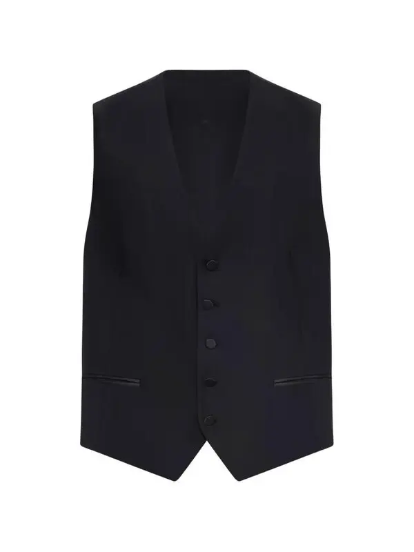 Tagliatore Single-breasted Shawl-lapel Suit - Black