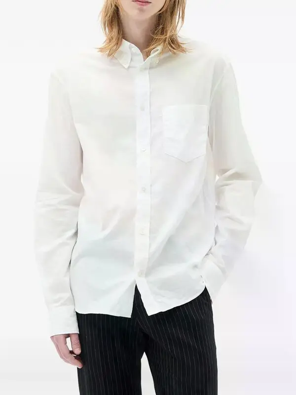 ANN DEMEULEMEESTER Button-down Cotton Shirt