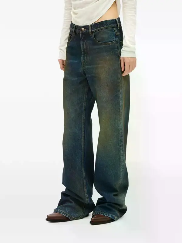 ANN DEMEULEMEESTER Genoveva Stonewashed Jeans
