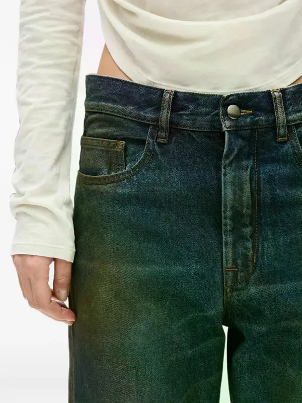 ANN DEMEULEMEESTER Genoveva Stonewashed Jeans