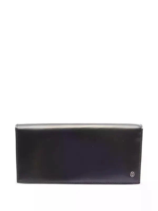 Cartier 2010s Pasha Bi-fold Long Wallet - Black